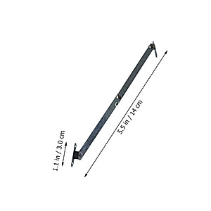 OSALADI 1 Pair Lid Support Buffer Close Lid Support Lift up Stay Support Safety Lid Supports Floor Mirror Iron Hinge