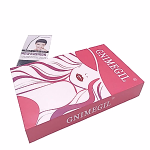 GNIMEGIL Short Grey Wig for White Women Silver Gray Curly Hair Wig Old Lady Costume Wig Grandma Wig Elderly Synthetic Wigs Mommy Granny Cosplay Wig