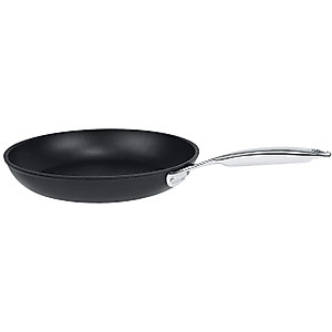 Cristel®, Exceliss+® Non-Stick coating Fryingpan with anodized aluminum, 3-Ply construction, Brushed Finish, all hobs + induction, Castel'Pro® Ultralu® collection, 11".