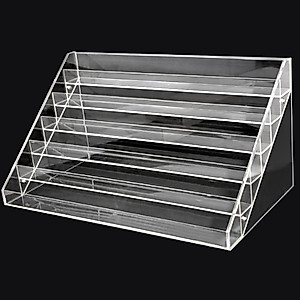 Nail Polish Orgenizer Acrylic 5 Step Counter Display Nail Polish Orgenizer