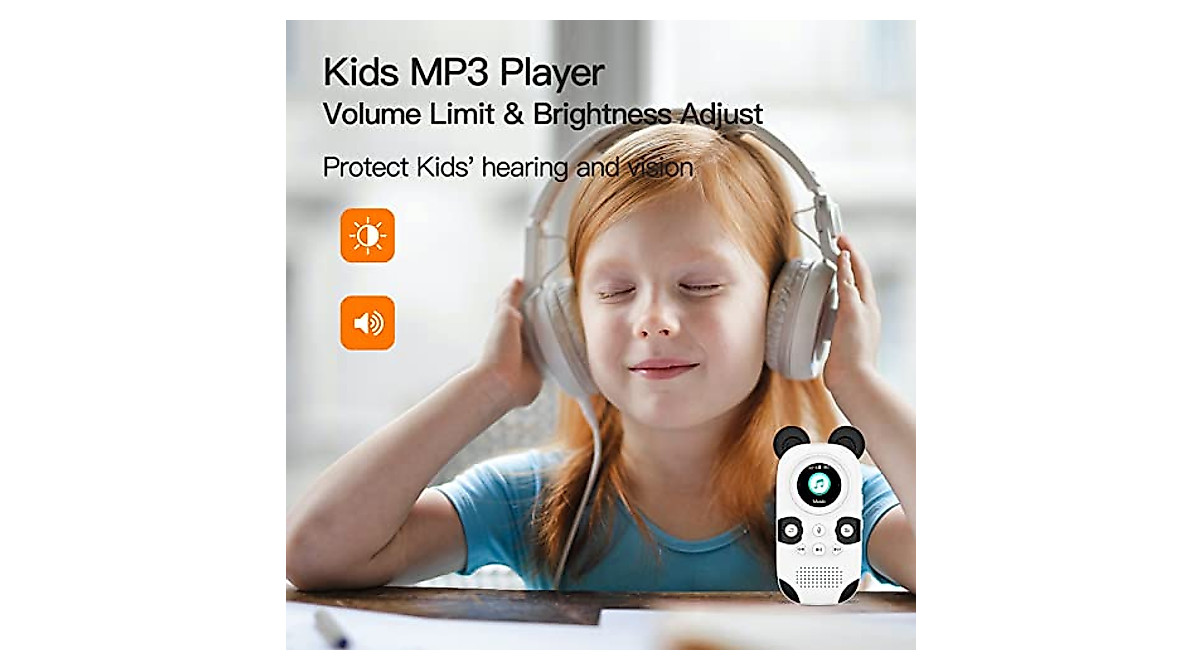 RUIZU Cute Panda Portable MP3 Player for Kids | Bluetooth