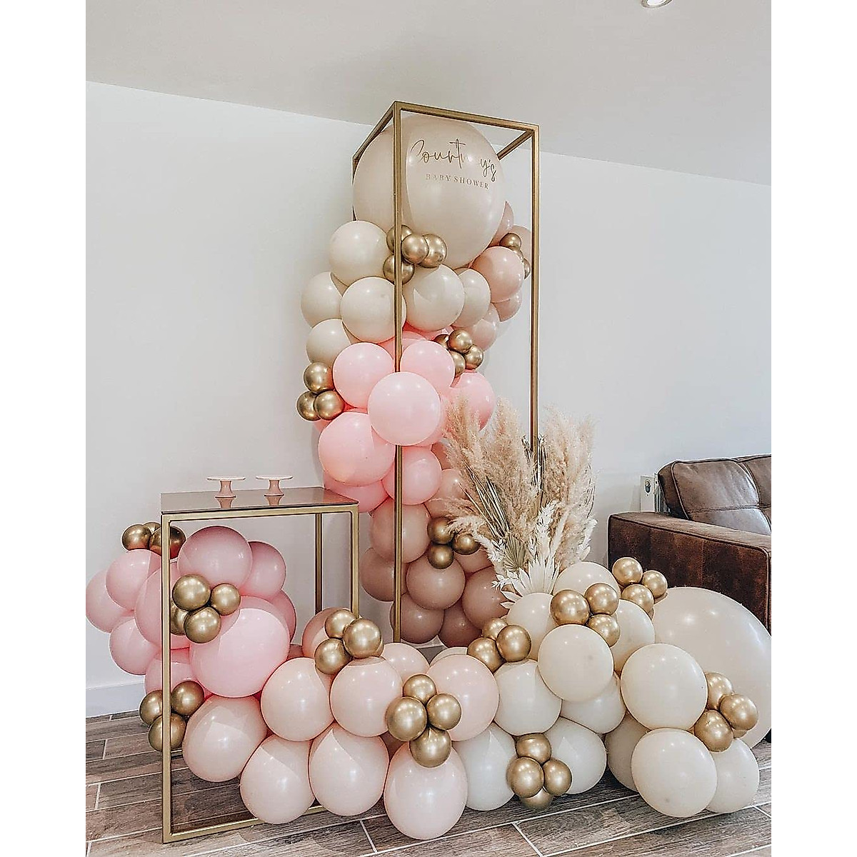 White Sand Balloons Latex Balloons 12inch 50pcs Nude White Party Balloons Thick Baby Shower Balloons Wedding Birthday Gender Reveal Party Decorations Supplies