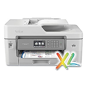 Brother Inkjet Printer, MFC-J5845DW, INKvestment Color Inkjet All-in-One Printer with Wireless, Duplex Printing