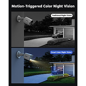 ANNKE 5MP Lite Wired Security Camera System with AI Human/Vehicle Detection, H.265+ 8CH Surveillance DVR with 1TB Hard Drive and 8 x 1080p HD Outdoor CCTV Camera, 100 ft Night Vision, Remote Access