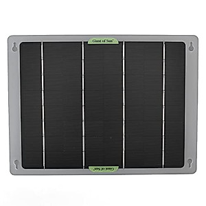 Fewb 100W Solar Panel Fan Kit, 12V Waterproof Solar Powered Ventilation Exhaust Dual Fan, Portable Solar Vent Fan Cooler for Chicken Coop Greenhouse Shed Dog House