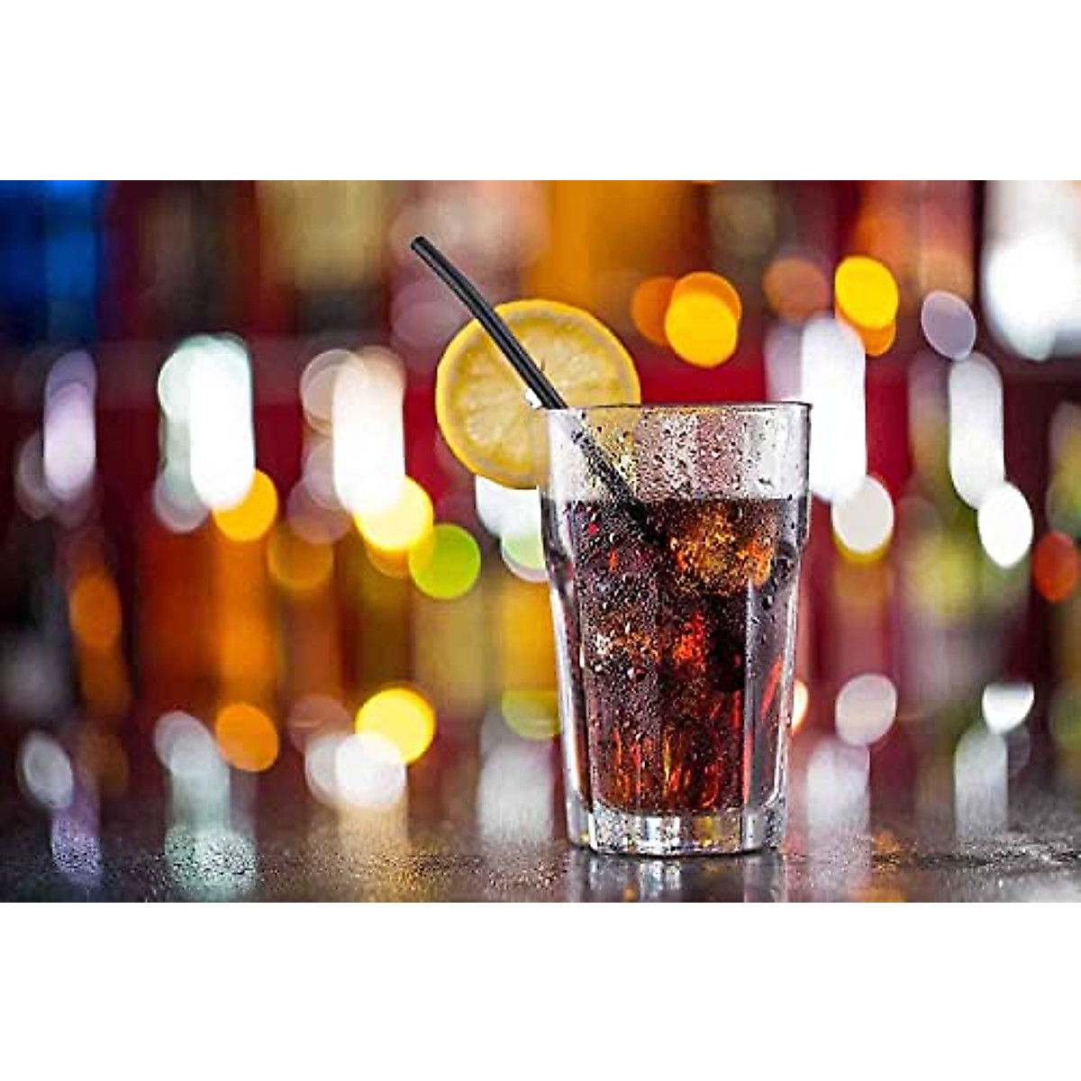 14Pcs Straws Spoon, BetterJonny Stainless Steel Drinking Spoon Straws 2 in 1 Long Handle Reusable Straws Spoon with 2 Cleaning Brushes for Latte Macchiato (7 Color)