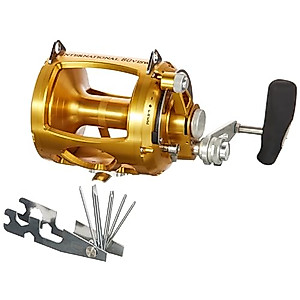 Reels Saltwater Lever Drag PENN INT80VISW International Leverdrag Conventional 2-Speed Reel 80