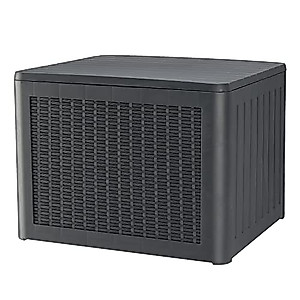 Kcelarec Deck Box 36 Gallon Outdoor Storage Box for Patio Tools, Outdoor Cushions & Pillows, Garden Supplies, Pet Stuff and Pool Accessories