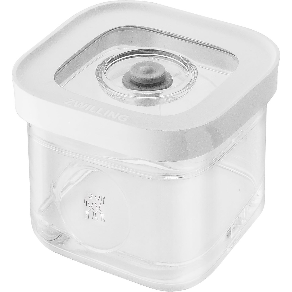 ZWILLING FRESH & SAVE CUBE Box, size S, modular & stackable container, airtight & vacuumable storage, dishwasher friendly, transparent