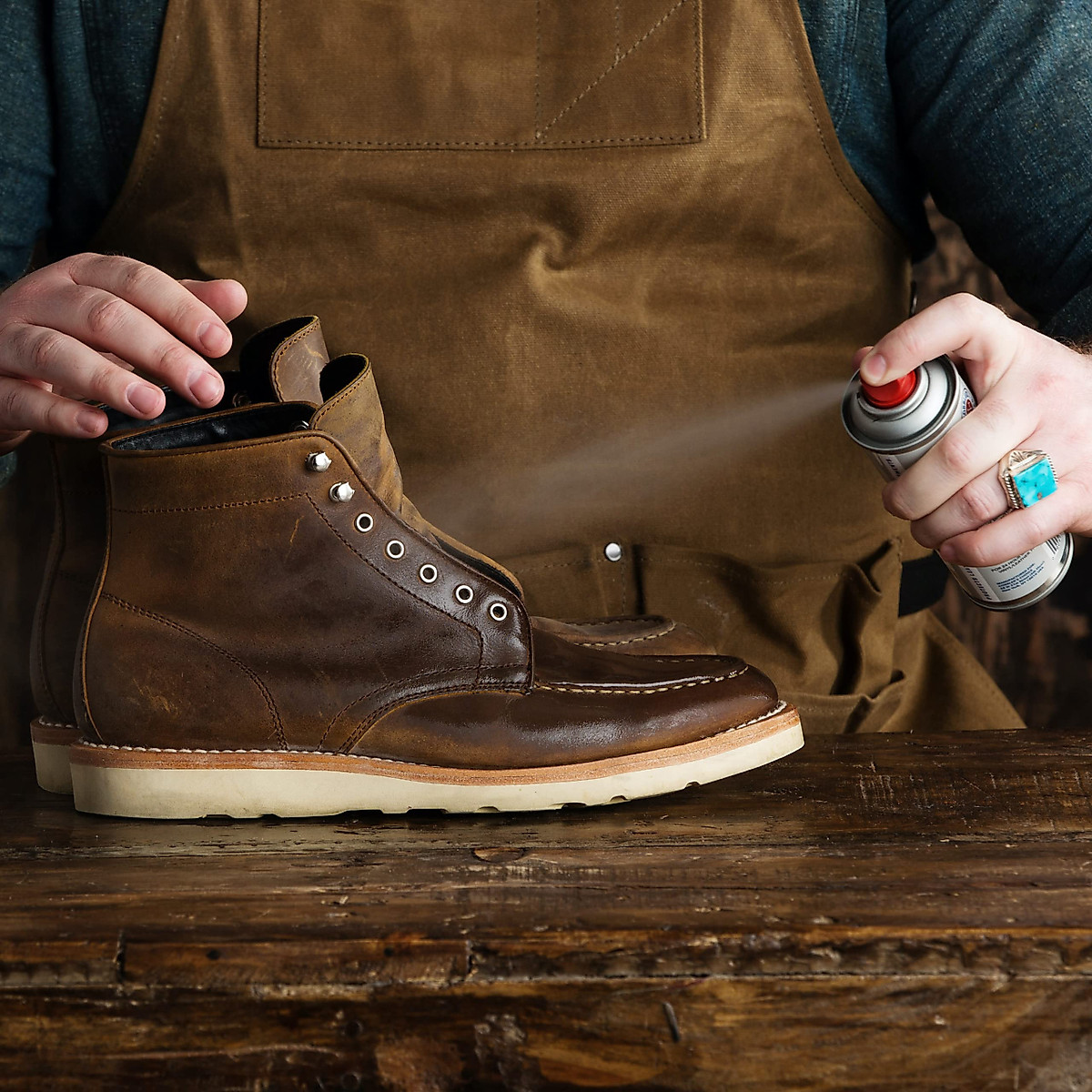 Cobbler's Choice Water and Stain Repellent Spray - Waterproofs & Protects Leather, Suede, and Fabric from the elements!