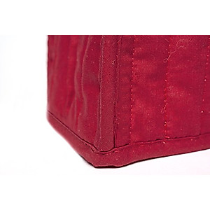 Four Slice Toaster Cover, Machine Washable Cotton/Polyester Kitchen Appliance Covers, Paprika Red RITZ