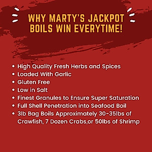 Marty's Jackpot Gourmet Garlic & Lemon 16 ounce Shaker - Wins Every Time