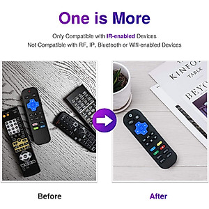 Replacement Remote Control for Xbox one, Xbox One S and Xbox One S, Standard IR Learning Remote with Grow in Dark Green Case (Remote+Green Case)