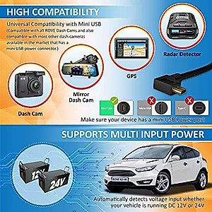 ROVE R2-4K Dash Cam and ROVE Ultimate Hard Wire Kit Bundle