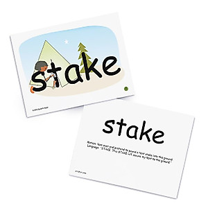 SnapWords® Nouns List 1 Teaching Cards - Sight Words Flash Cards