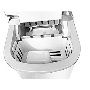 Frigidaire EFIC102-WHITE Portable Compact Maker, Counter Top Ice Making Machine, White, 26lb per Day