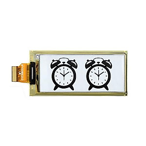 Waveshare 2.9inch Flexible E-Ink Raw Display Compatible with Raspberry Pi 4B/3B+/3B/2B/B+/A+/Zero/Zero W/WH/Zero 2W Series Boards 296×128 Resolution Dual-Color Support Partial Refresh