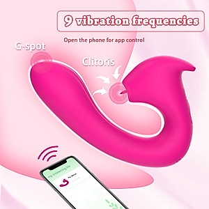 Anal Sex Toys for Women with APP Remote Control,Sex Toys Tongue Licking Vibrator with 10 Powerful Vibrations,Wearable G-Spot Dildo Toy Clitoral Rechargeable Gifts Stimulator Vibrador Massager