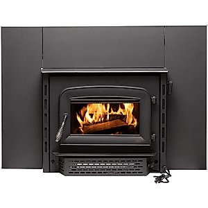Ashley Hearth AW1820E 1,200 Sq. Ft. Wood Stove Insert , Black