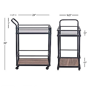 JYDQM Kitchen Trolley 3/4 Tier Bedroom Snacks Cart Bathroom Storage Rack with Wheels Househlod Standing Shelf