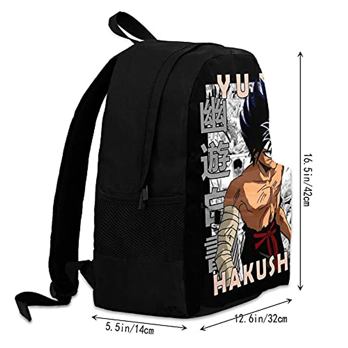 Anime Yu Yu Hakusho Hiei Backpack Unisex Waterproof 3d Print Bookbag Big Capacity Laptop Bag Travel Daypacks Suitable School Outdoor