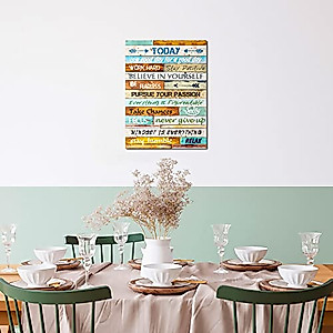 Inspirational Canvas Wall Art for Office, Home Office Wall Decor for Women, Quotes Wall Decor for Bedroom Living Room 12" X 16"