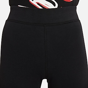 Nike Sportswear Essential Women`s Plus Size High-Waisted Leggings (as1, Alpha, 3X, Plus, Regular, Black(DC6950-010)/W, 3X, Regular)