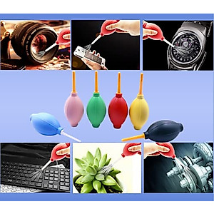 HNOYGNU Dust Ball Air Blower Rubber Blowing Pump Cleaning Tool Mini Blower Cleaner for Removes Dust and Dirt from Cameras,Watch, Cell Phone, Lenses