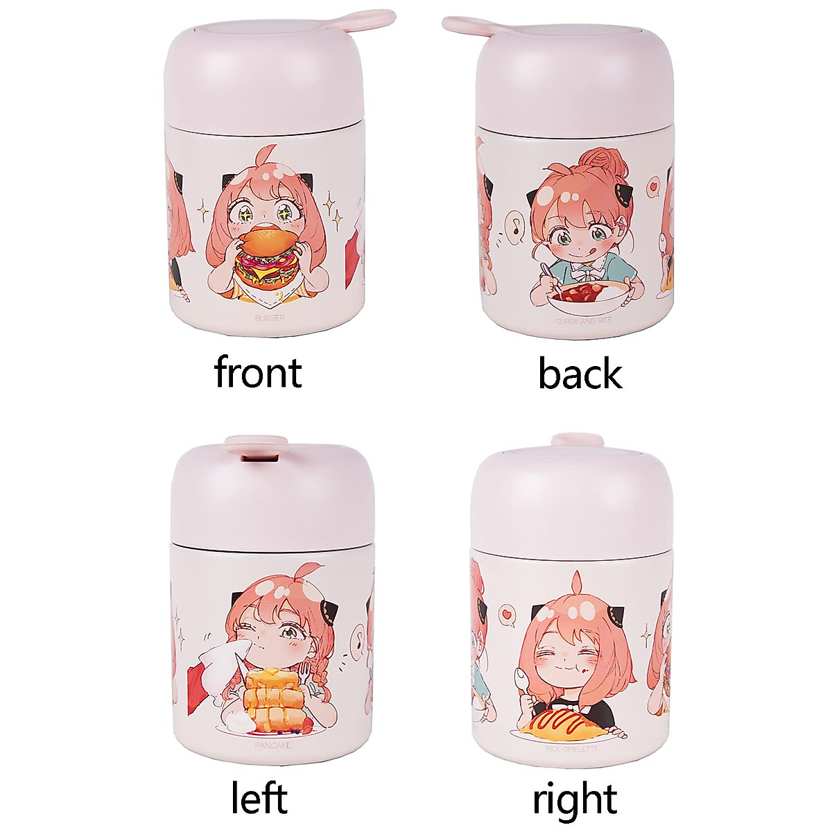 Maxerkeep 17oz Vacuum Insulated Soup Flask, Stainless Steel Lunch Container for Hot Food,Food Jar for Toddlers & Kids