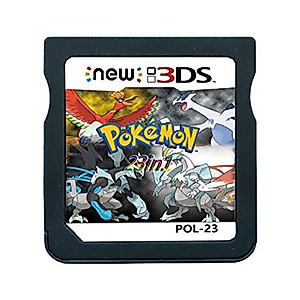 23 in 1 Game Cartridge Multicart, Game Pack Card Super Combo compatible with Nintendo DS/NDS/NDSL/NDSi/3DS/2DS XL/LL