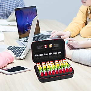 BOVKE Flash Drive Case SD Card Holder 48 Slots USB Storage Case Thumb Drive Memory Card SDXC SDHC Card Organizer for SanDisk Samsung SamData Netac PNY YubiKey TOPESEL USB Stick Flash Drives, Black