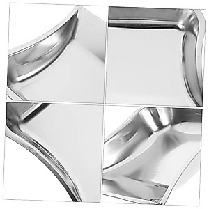 HOMOCONO 2pcs Desktop Dustpan Commercial Jumbo Dustpan Handheld Scooper Practical Cleaning Shovel Foam and Dustpan Debris Cleaning Tool Dustpans Portable Trash Shovel Stainless Steel Silver