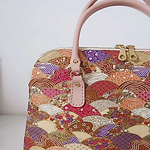 LoveinDIY Cotton Fabric Yard Sewing Patchwork Fabric Japanese Kimono Printed Fabric, Japanese Traditional pattarn, for Your Hand Making, Blue Flowers