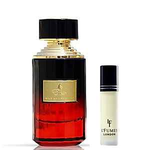 Paris Corner WILD AND TOBACCO EMIR Perfume EDP 3.4Fl Oz with 8ml L'Fumes Roll-On Layering Perfume Oil UNISEX - EDP and Oil Combo