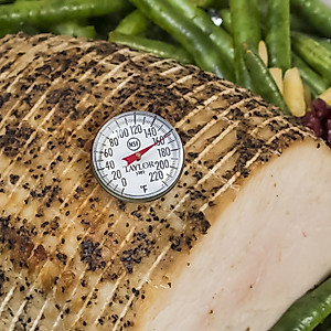 Taylor 5989N 1" Dial Classic Instant Read Thermometer (2 Pack)