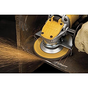 DEWALT Angle Grinder Tool, 4-1/2-Inch, Paddle Switch (DWE4120), Yellow, Small