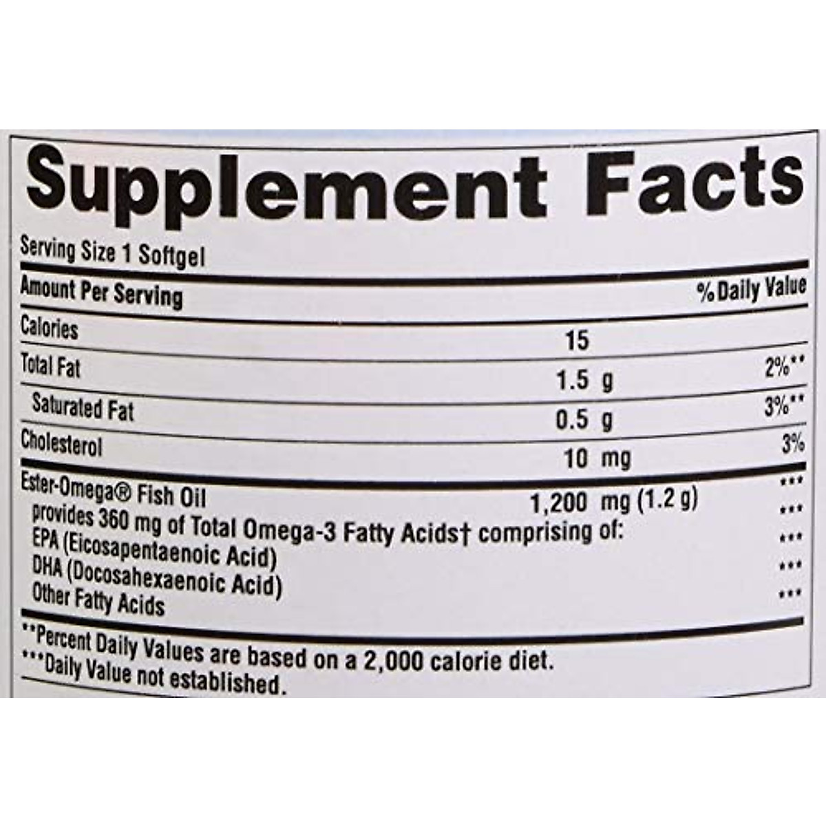 Omega-3 Fish Oil 1200mg, 200 softgels by Puritan's Pride (13328)