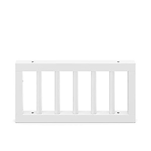 Little Seeds Aviary Toddler Rail with Spindles, White
