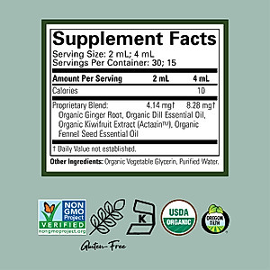 CHILDLIFE ESSENTIALS Organic Gripe Water for Babies - Gripe Water Newborn, Gas Drops for Newborns, Baby Drops for Gas & Colic Relief, Infant Gas Relief with Ginger, Fennel, Dill - 2 Fl Oz (Pack of 1)