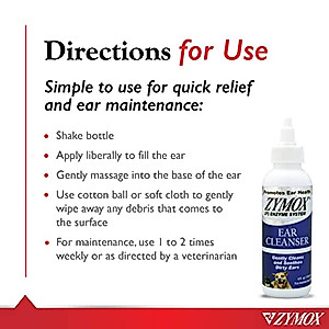 Zymox Ear Cleanser With Bio-Active Enzymes, 4 oz.