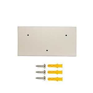 Medicine Lock Box for Medication Lock Box with Key - Wall Mounted Locking First Aid Medicine Cabinet, Secured Prescription Storage for Peace of Mind Around Kids at Home, School (White)