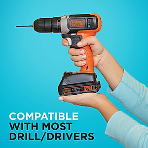 beyond by BLACK+DECKER Drill Bit Set, 14-Piece with Tool Organizer, 22-Compartment, 2-Pack (BDA14BODDAEV & BDST60714AEV)