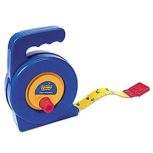Learning Resources Pretend Play 3" Long Tape Measure - Ages 3+ Kids Measuring Tape, Measuring Tape Retractable, Educational Toys for Kids