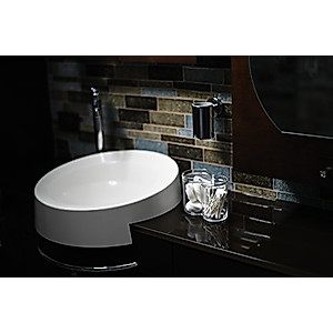 ARAD Acrylic Cotton Ball Holder, Storage Cotton Balls, Bathroom Storage, Makeup Organizer, Acrylic Container, Cotton Ball Organizer, Round Counter Organizer