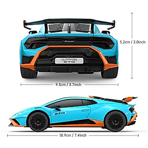 RASTAR Lamborghini Remote Control Car, 1/24 RC Lamborghini Huracán STO Toy Car RC Cars, Gifts for Dad