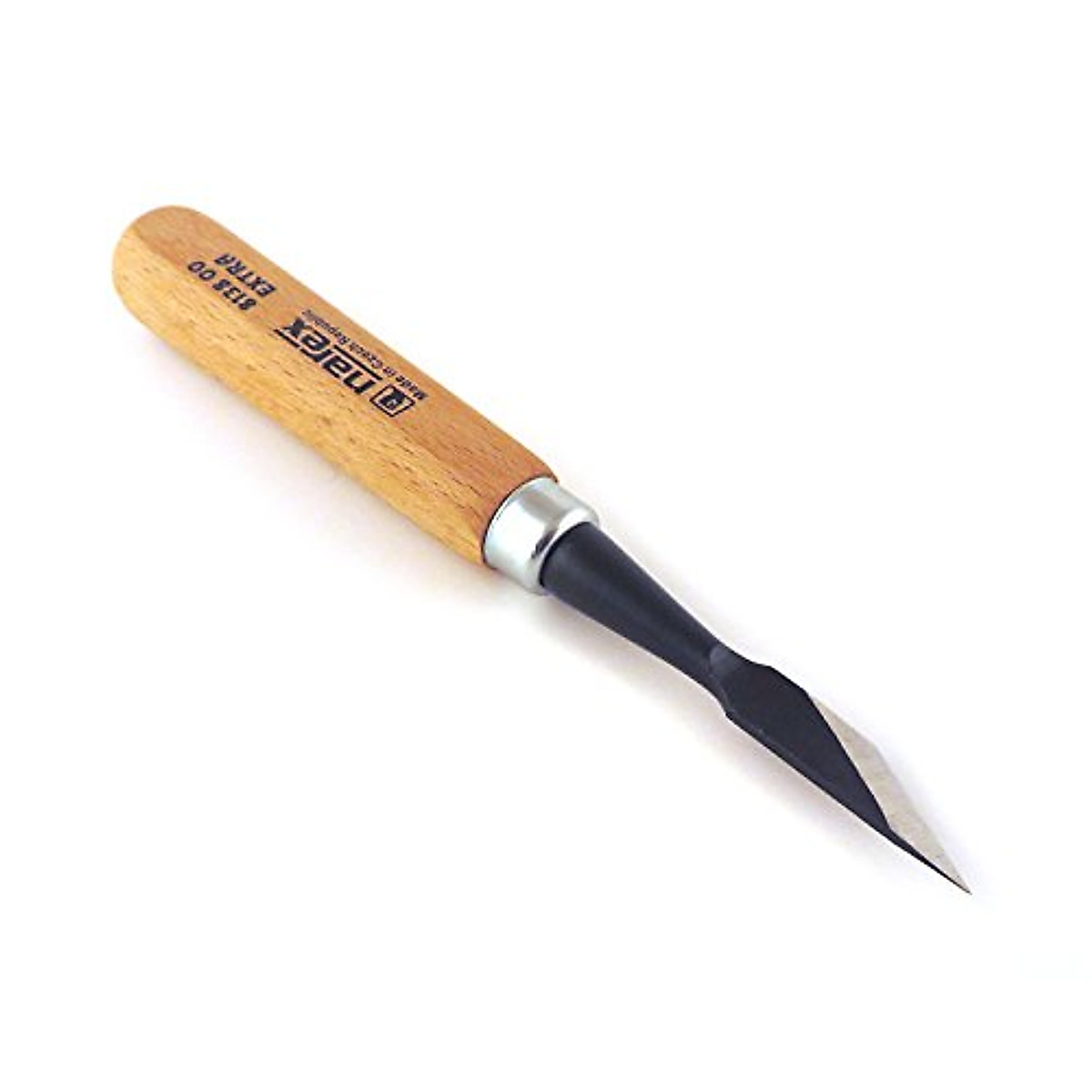 Narex Czech Steel Dual Bevel Carving Striking Marking Knife with Blade from Hardened Cr-Mn Steel Heat Treated to HRc 58 813800 (One Pack)