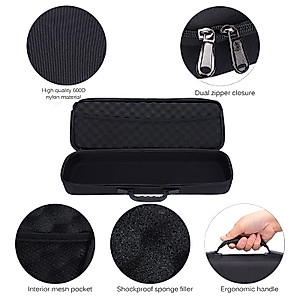 Alomejor Fishing Rod Case EVA Shockproof Hard Shell Fishing Pole Reel Gear Storage Bags Organizer Fishing Tackle Box