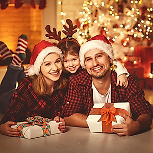 6 Rolls 30 Yards Fall Burlap Ribbon, 2.5″W Buffalo Plaid Wired Edge Ribbon with Pumpkin Pattern Thanksgiving Theme Craft Ribbon Rustic Autumn Harvest Ribbon for Wrapping Gifts Making Wreath Bow