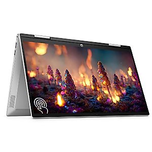 HP Pavilion x360 2-in-1 Laptop, 14" FHD Touchscreen, Intel Core i5-1235U, 16GB RAM, 512GB SSD, Webcam, HDMI, Fingerprint Reader, Wi-Fi 6, Windows 11 Home