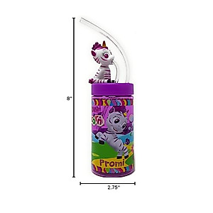 Sip with ME Promi Zoonicorn Cup, Kids Water Bottle, Toddler Cups, Tumbler with Lid and Straw, Travel Sippy Cup for Water or Milk, Kids Cups with Lids for Toddlers 3 and Up, BPA Free Plastic, 12 oz
